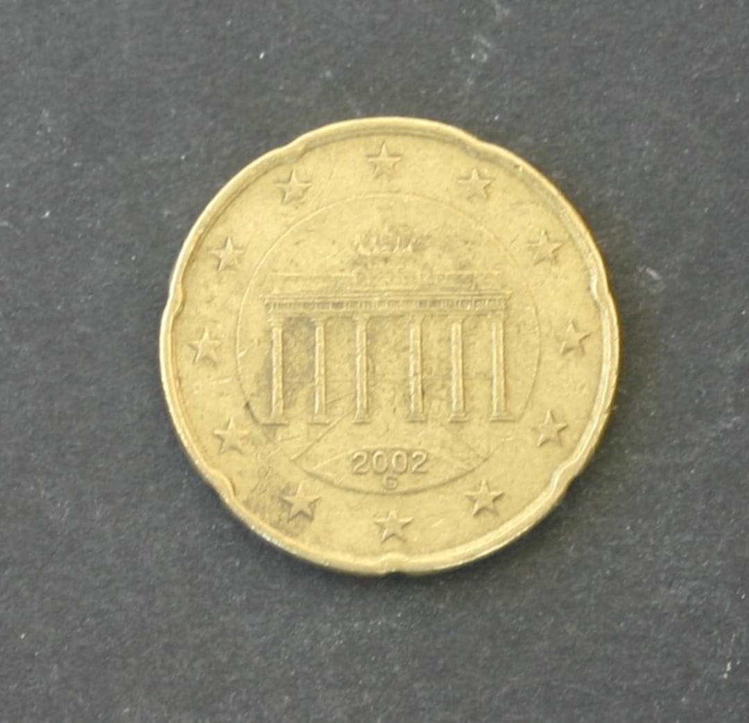 Very Rare German 20c Euro Coin 2002 G KM211 FREEPOST Circulated - Etsy