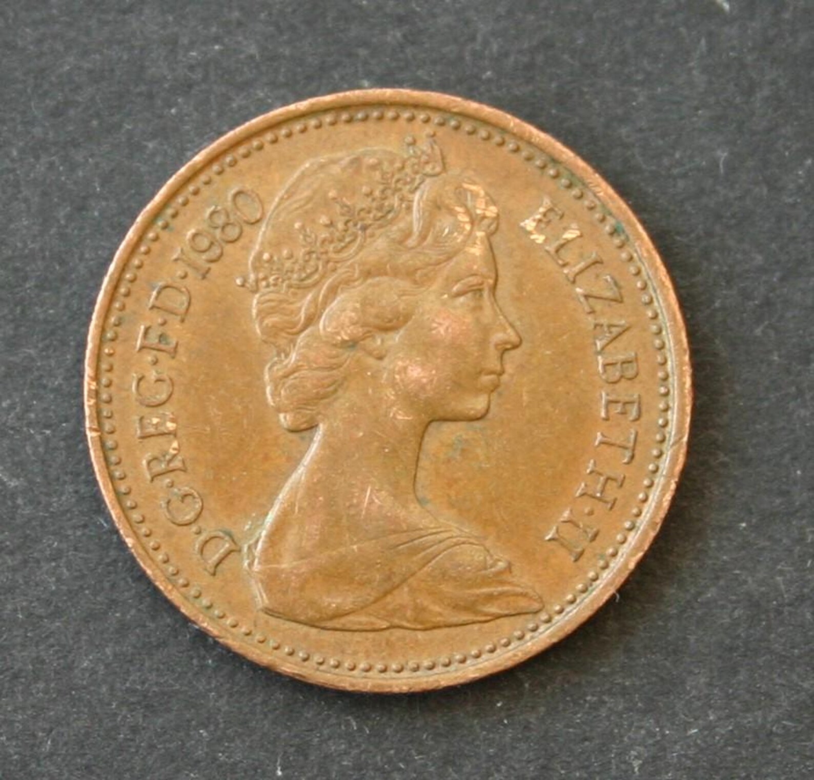 United Kingdom 1980 1 New Penny Coin - Etsy