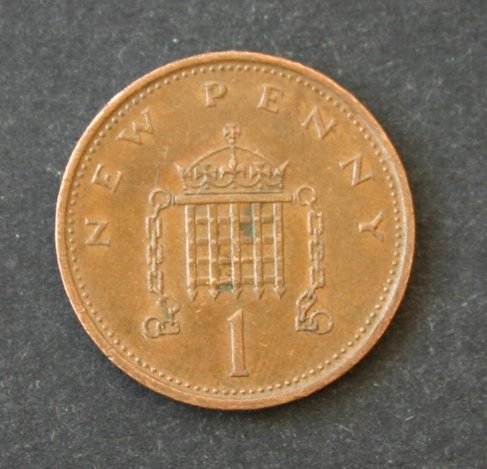 United Kingdom 1980 1 New Penny Coin - Etsy