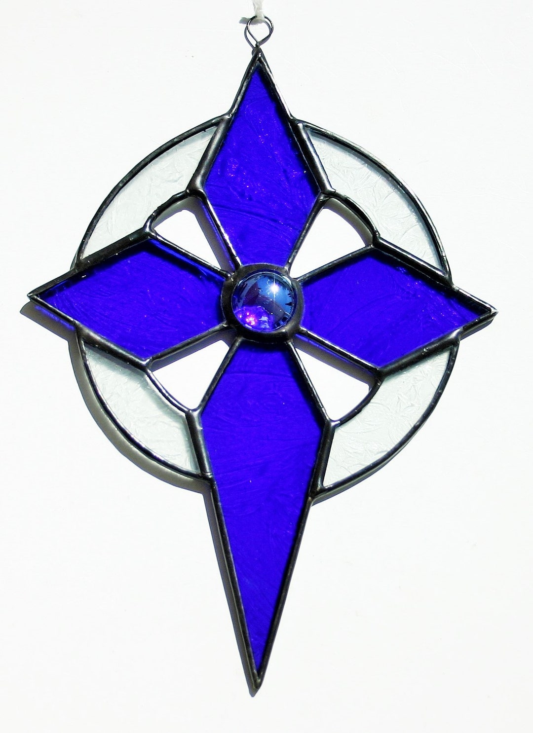Stained Glass Astral Star Suncatcher Freepost SPAIN / EU & UK 5 Euros ...