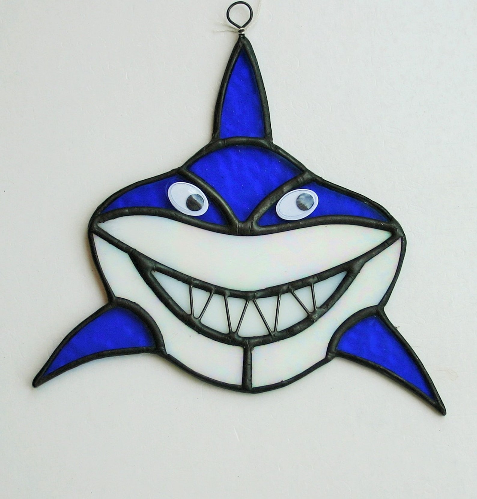Stained Glass Shark Suncatcher Freepost SPAIN / EU & UK 5 Euros - Etsy