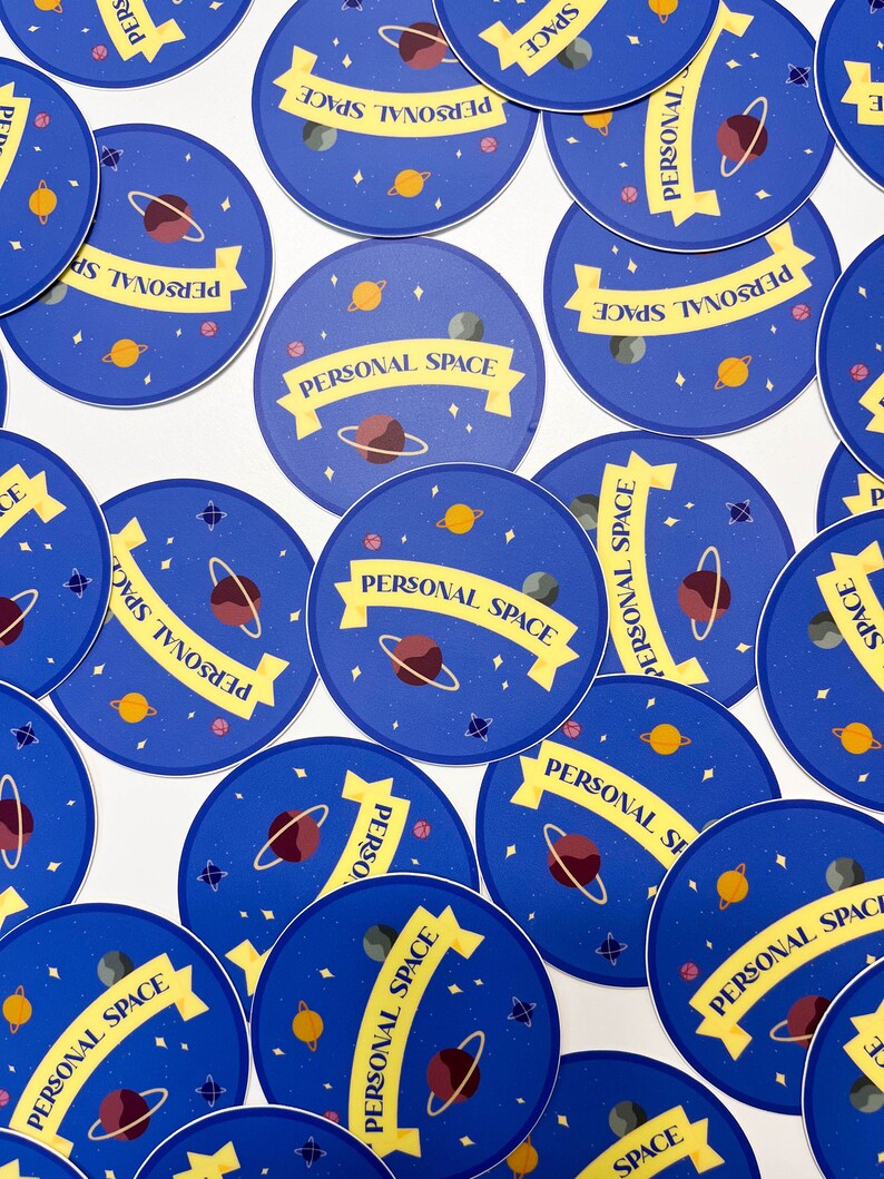 Personal Space STICKER - Planets, Outerspace, Stars, Laptop Decals ...
