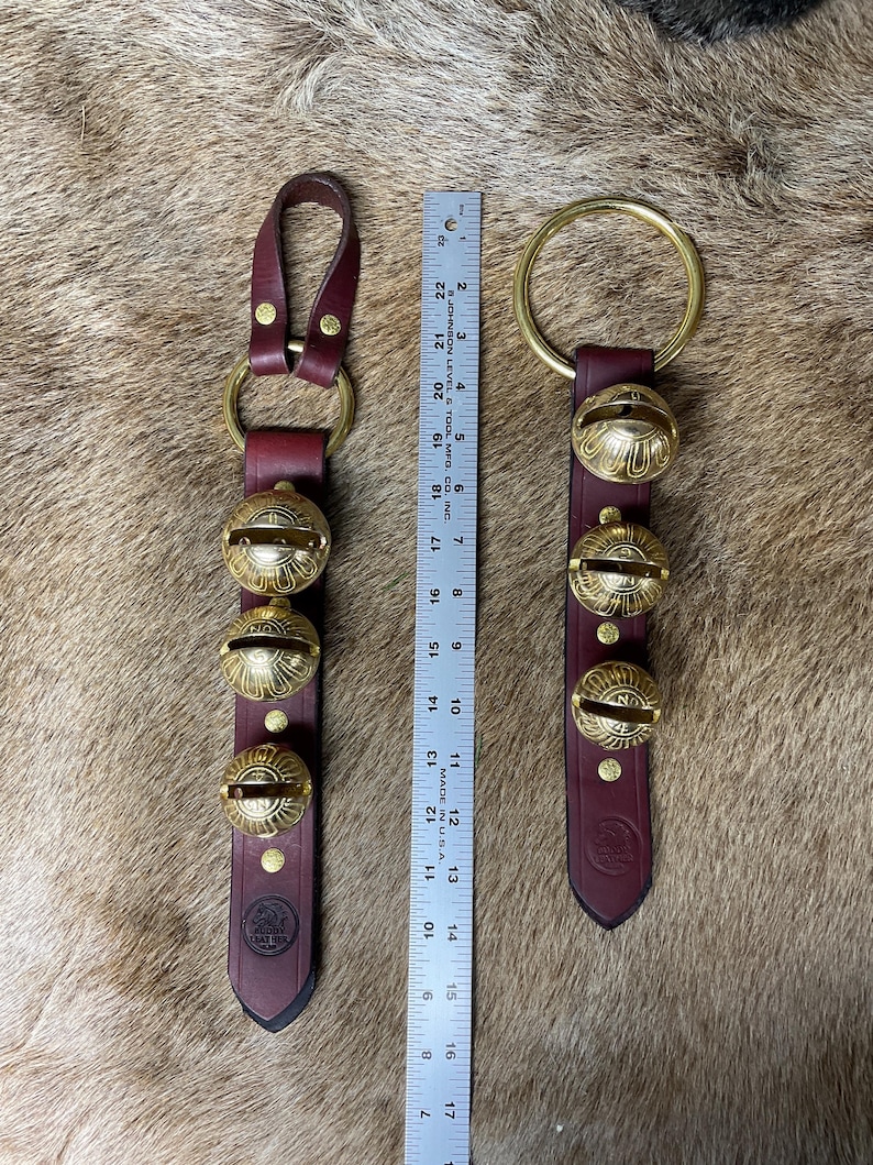 Authentic Sleigh Bell Door Hanger -great for Festive Holiday Decor - Etsy