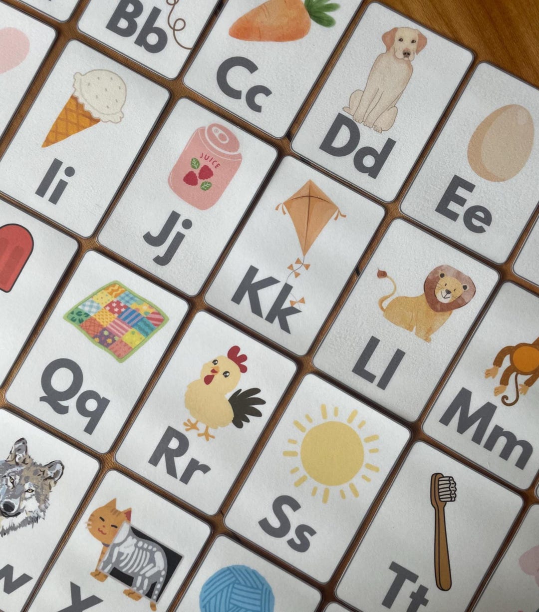 Printable Small ABC Flash Cards DIGITAL DOWNLOAD - Etsy