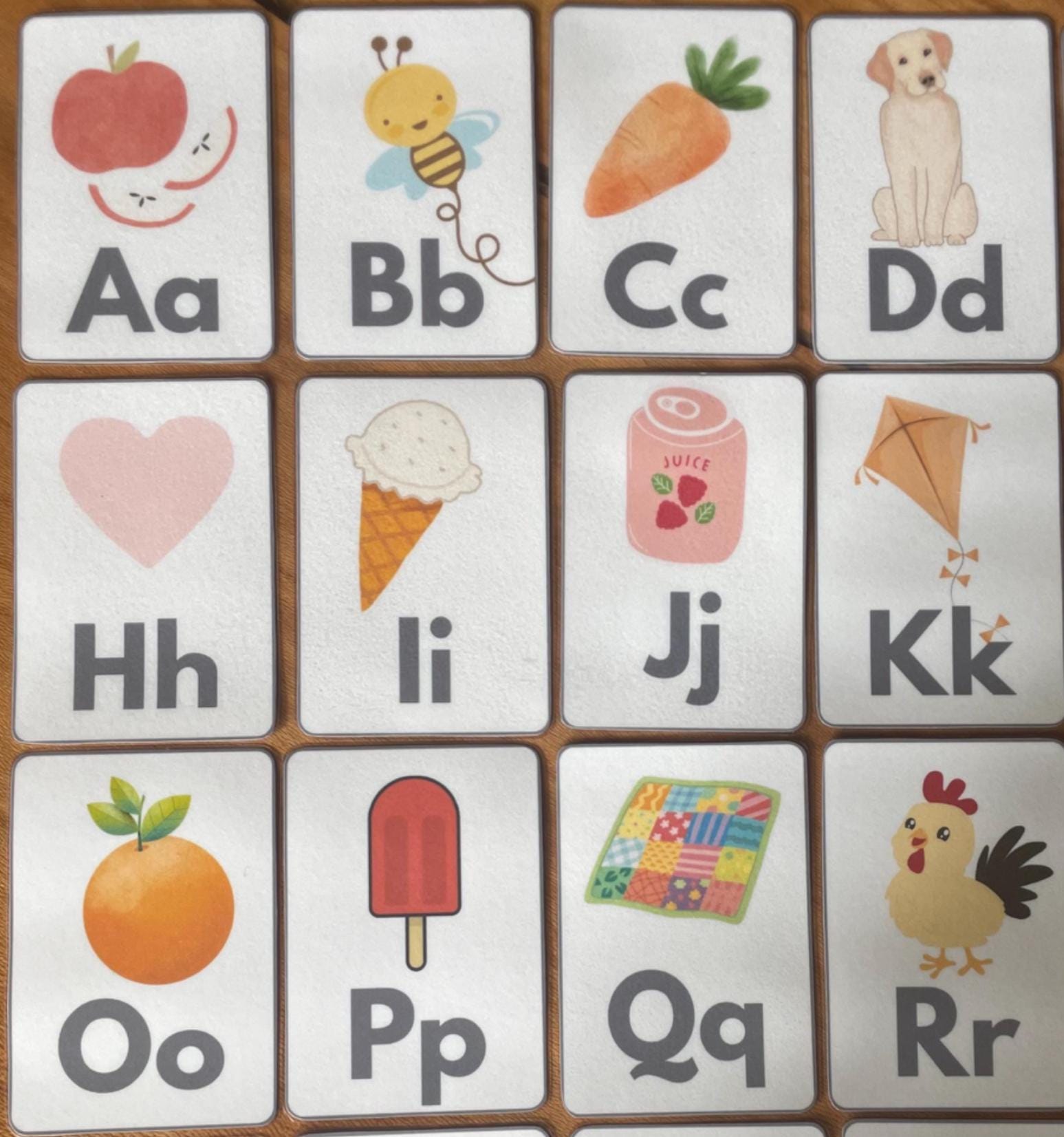 Printable Small ABC Flash Cards DIGITAL DOWNLOAD - Etsy