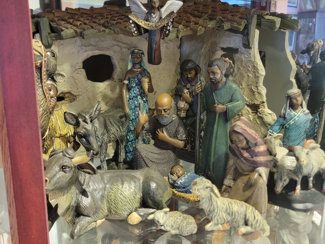 Mahogany Collection by Enesco Nativity Scene - Etsy