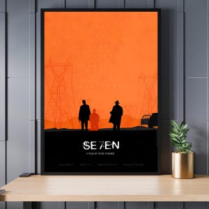 Se7en Movie Print | Movie Poster | Film Print | Wall Art | Cinema ...