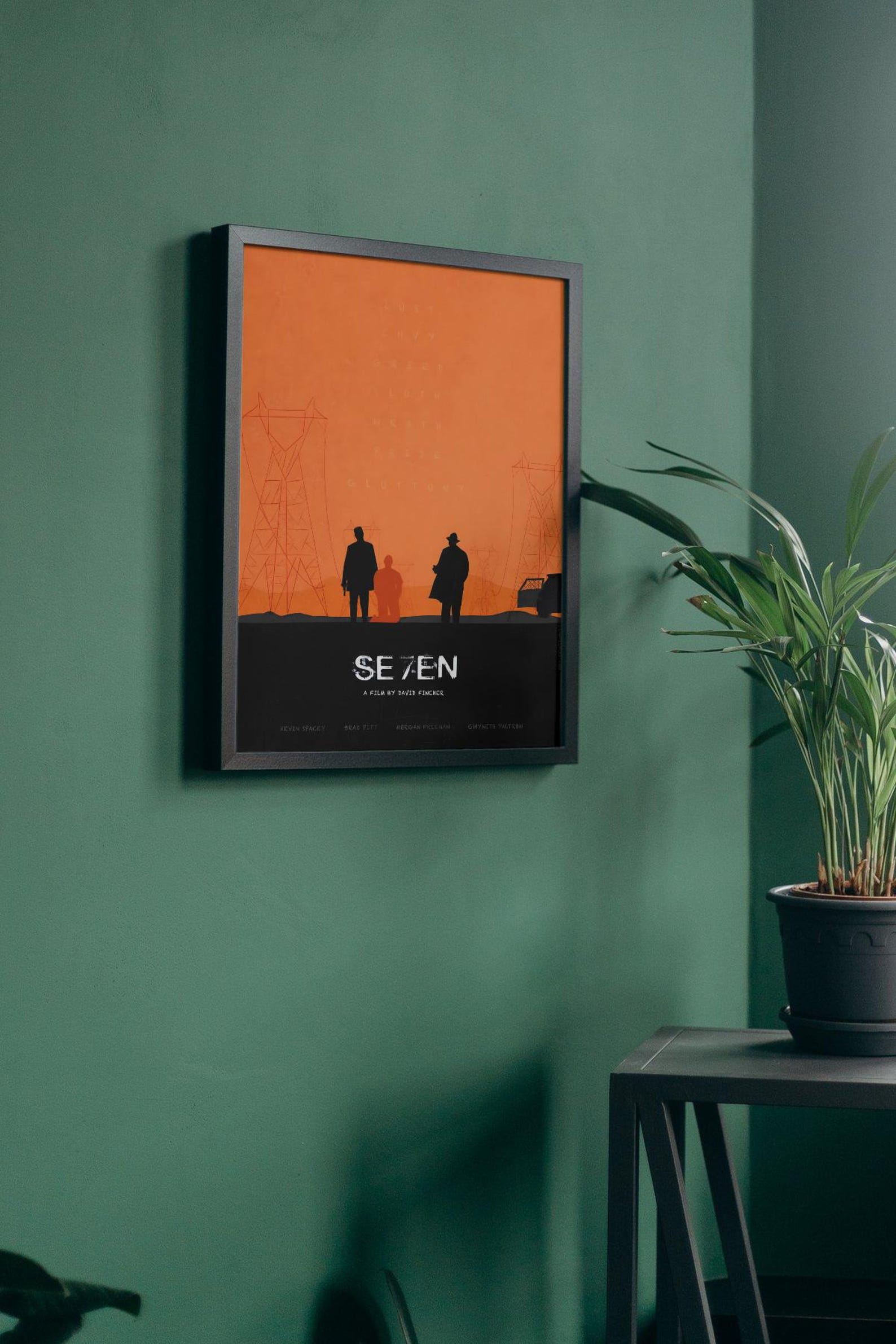Se7en Movie Print | Movie Poster | Film Print | Wall Art | Cinema ...