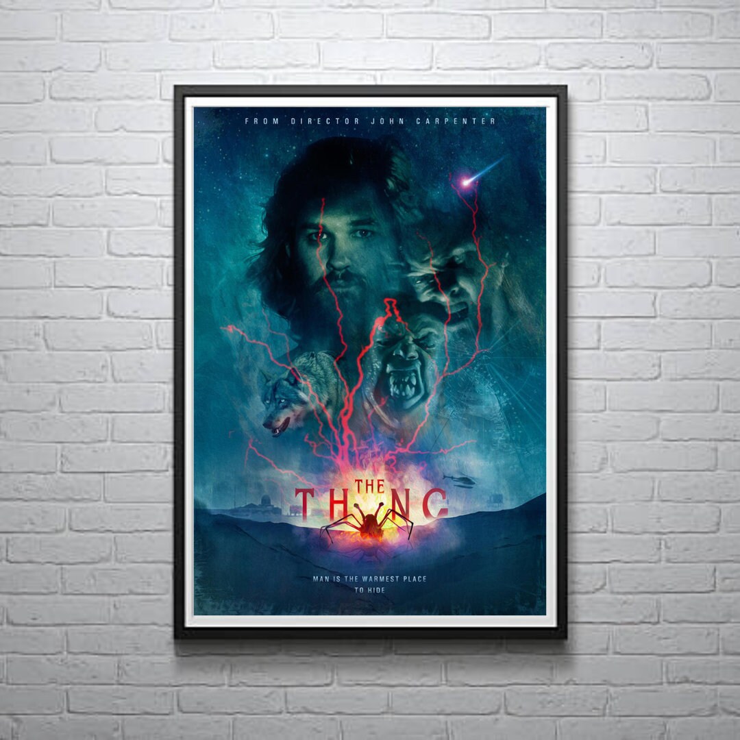The Thing Movie Print Movie Poster Film Print Wall Art Movie Print ...