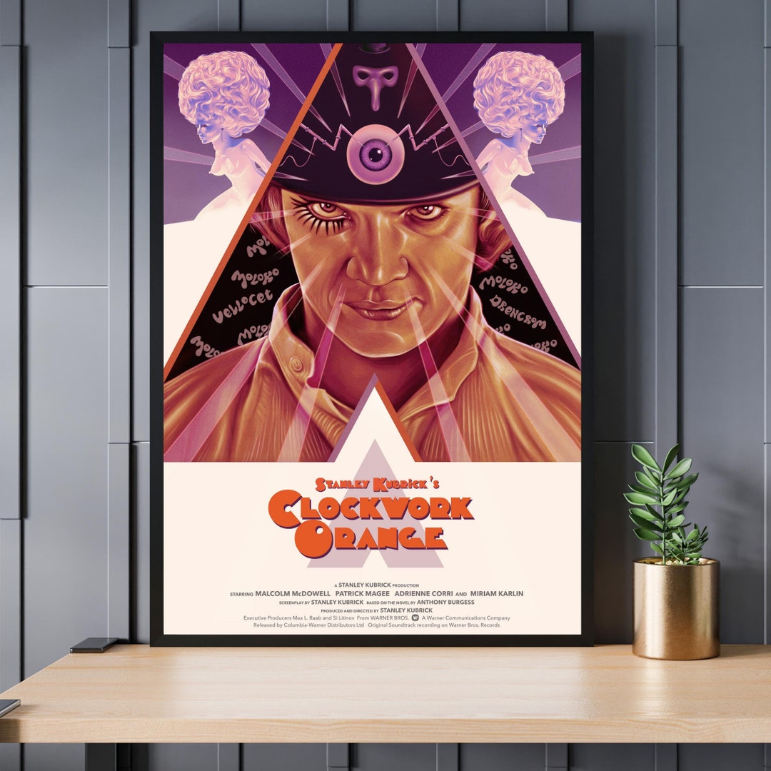 A Clockwork Orange Movie Print | Movie Poster | Film Print | Wall Art ...