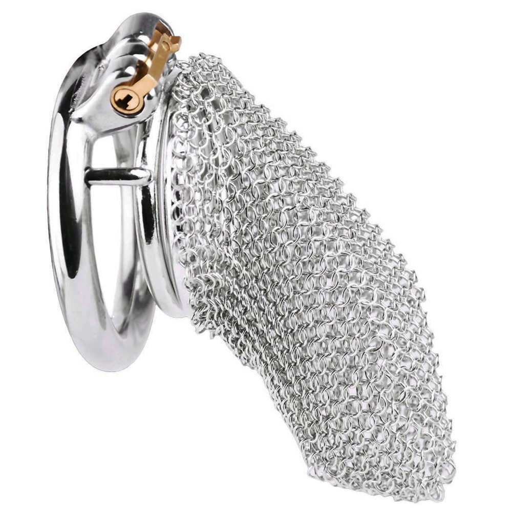 Chainmail Confinement: Mesh Chastity Cage - Etsy