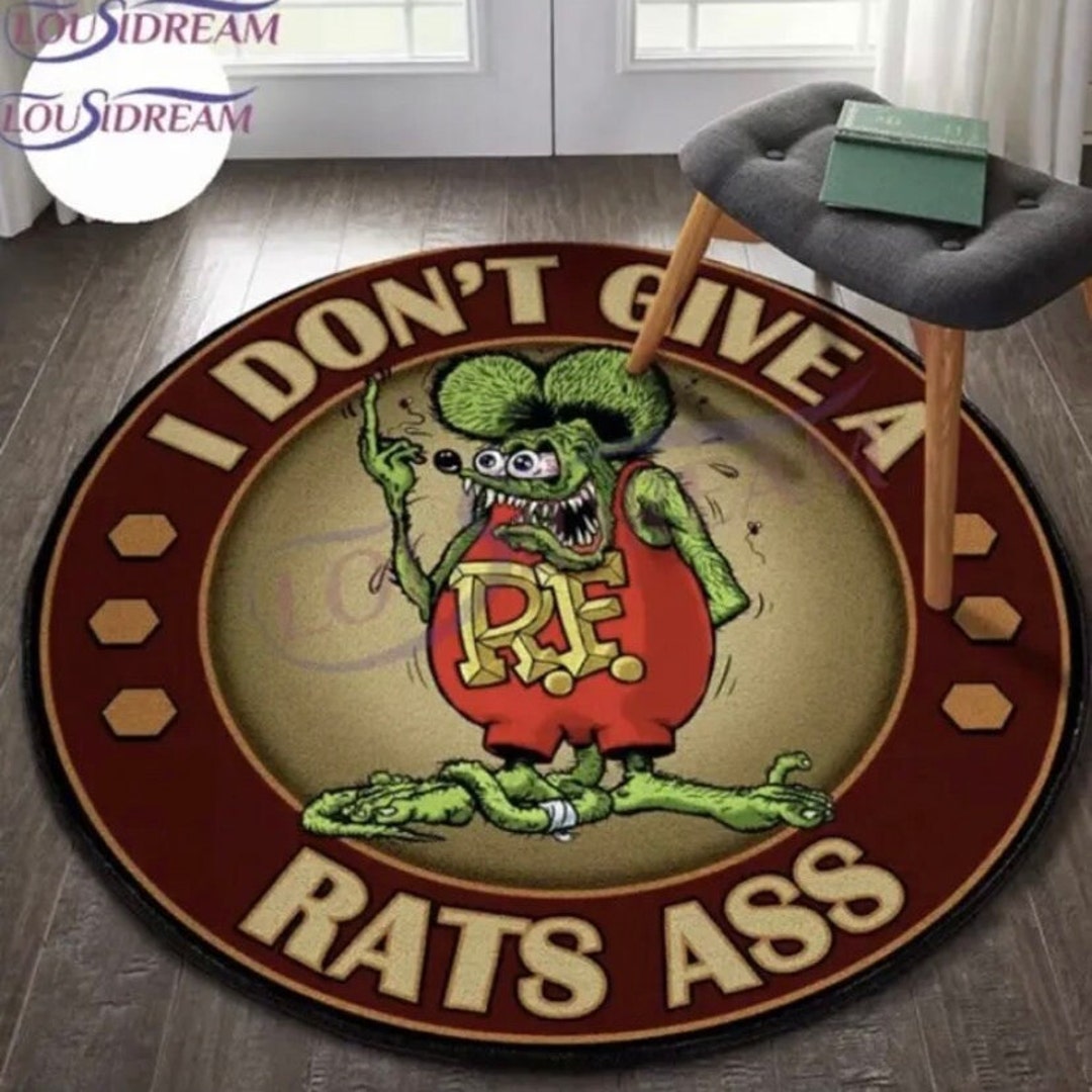 Rat Fink Rug With Free Rat Fink Keychain - Etsy