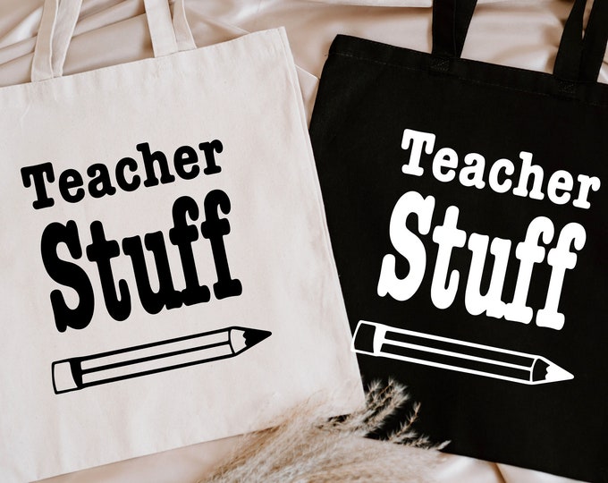 School Doodle Tote Bag, School Campus Bag, Teacher Appreciation Gift ...