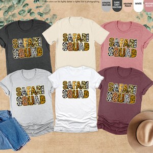 Safari Squad Shirt, Safari Trip Shirt, Wild Animal Lover Shirt, African ...
