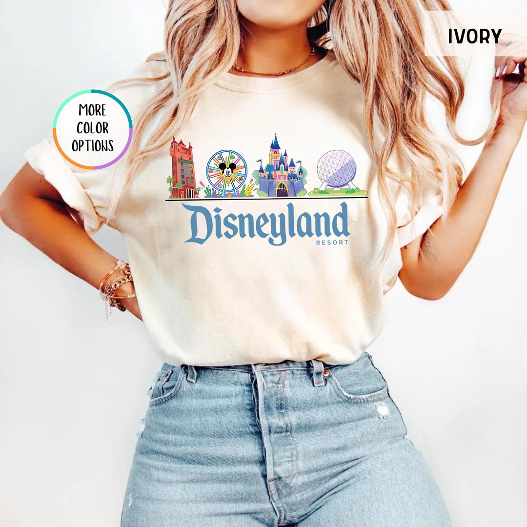 Comfort Colors® Disneyland Resort Shirts, Disney Epcot Trip, Dİsneyland ...