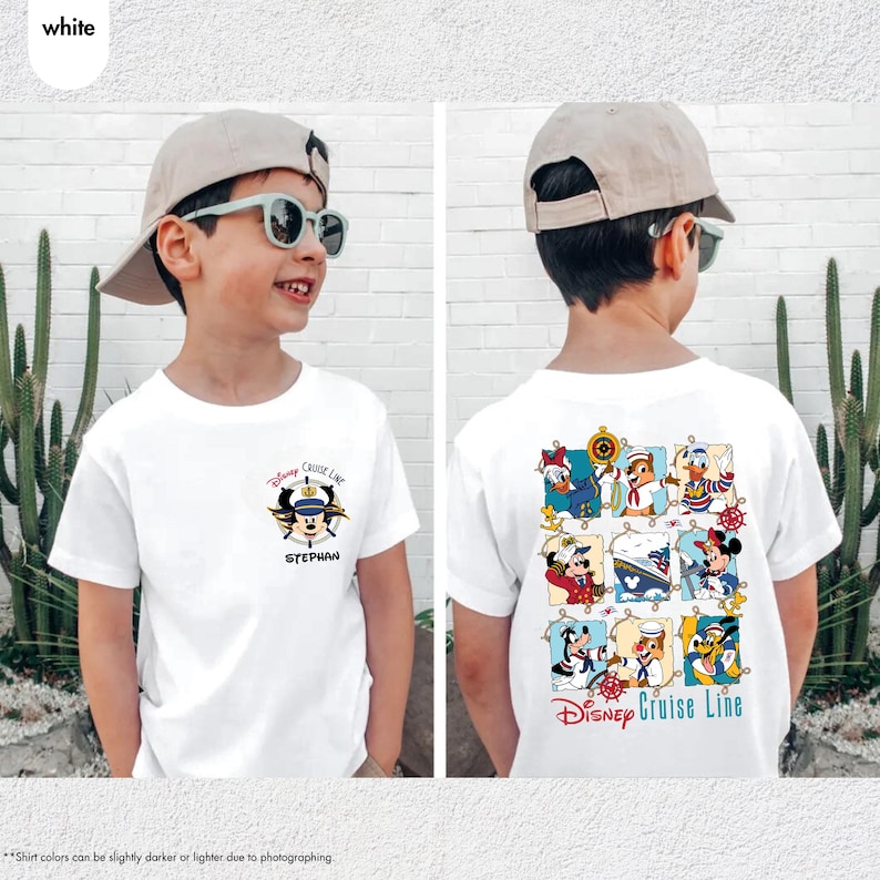 Disney Mickey and Friends Cruise Line Custom Shirts, Disney Cruise Kids ...