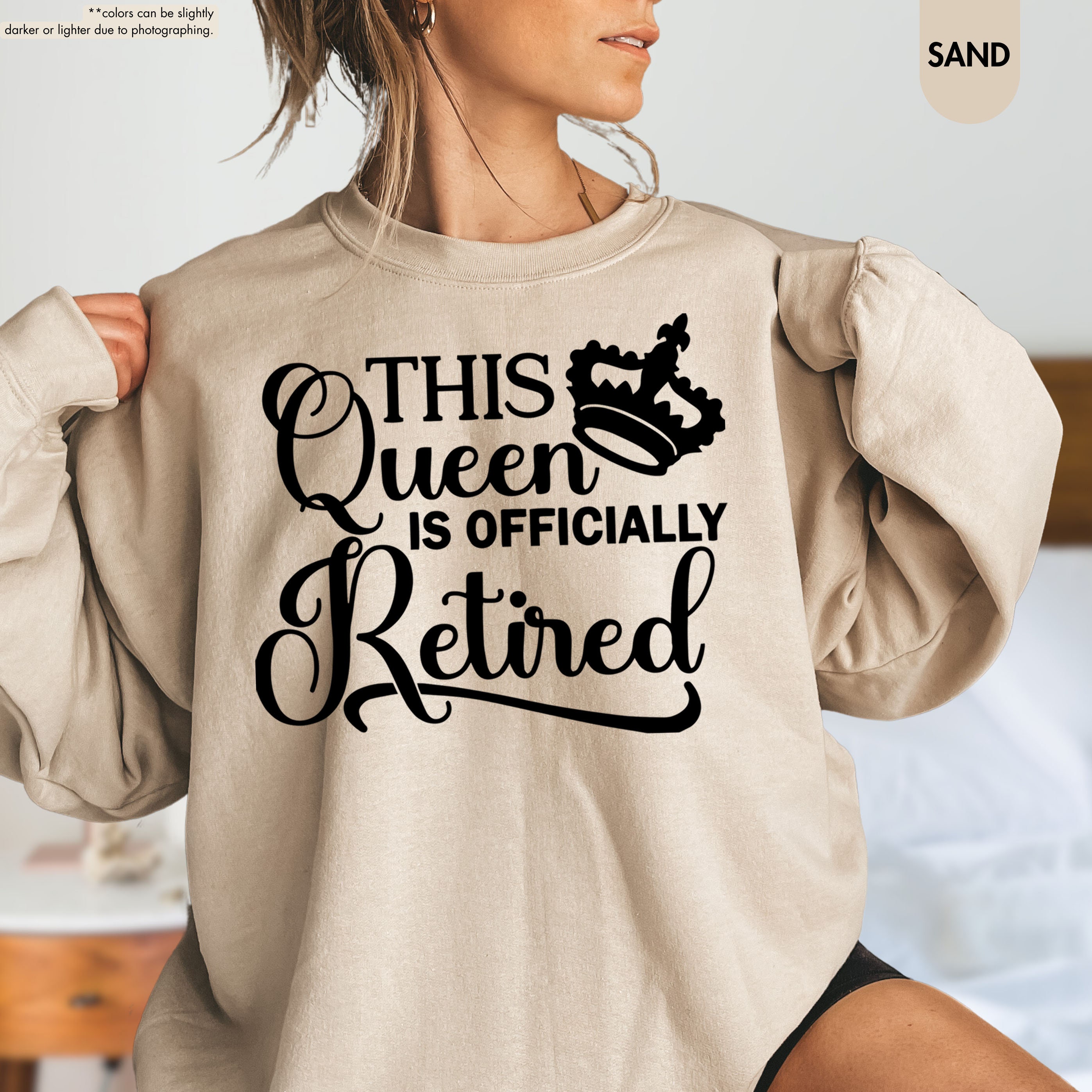 This Queen is Officially Retired Shirt, Retirement Shirt, Retired Women ...