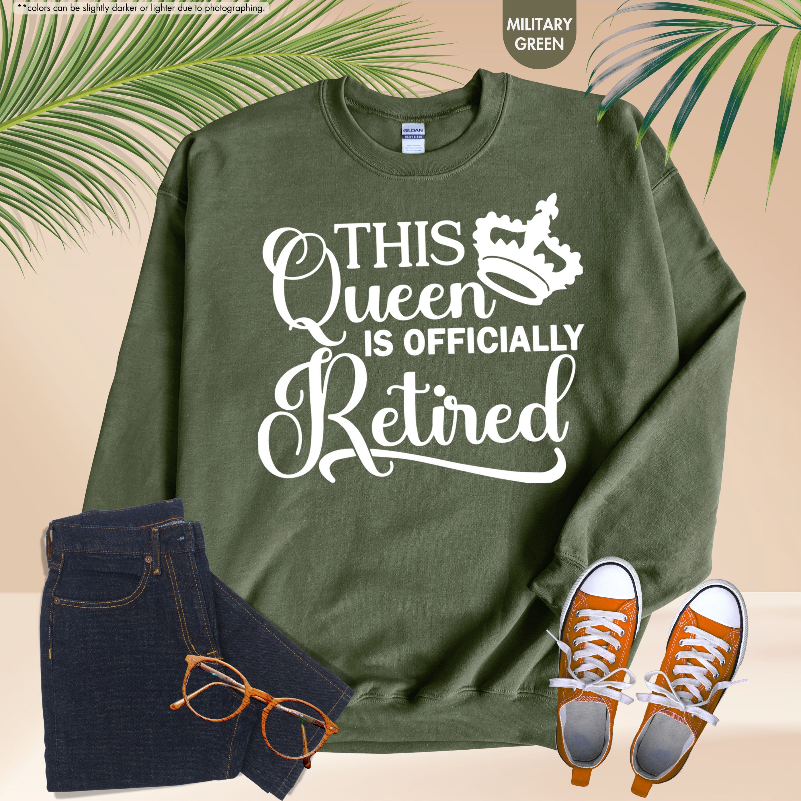 This Queen is Officially Retired Shirt, Retirement Shirt, Retired Women ...
