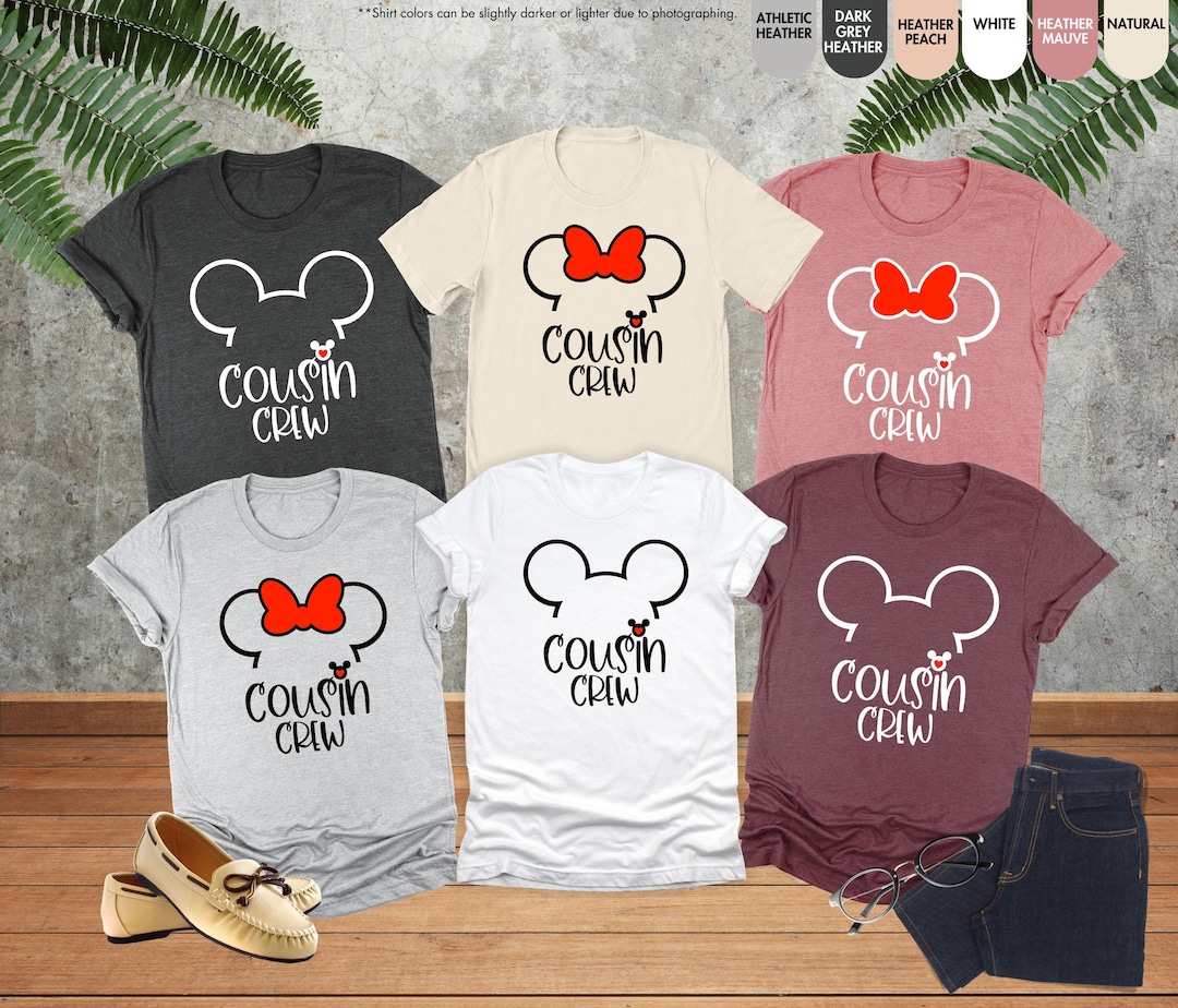 Disney Cousin Crew Shirts, Disney Family Shirts, Matching Disney Cousin ...