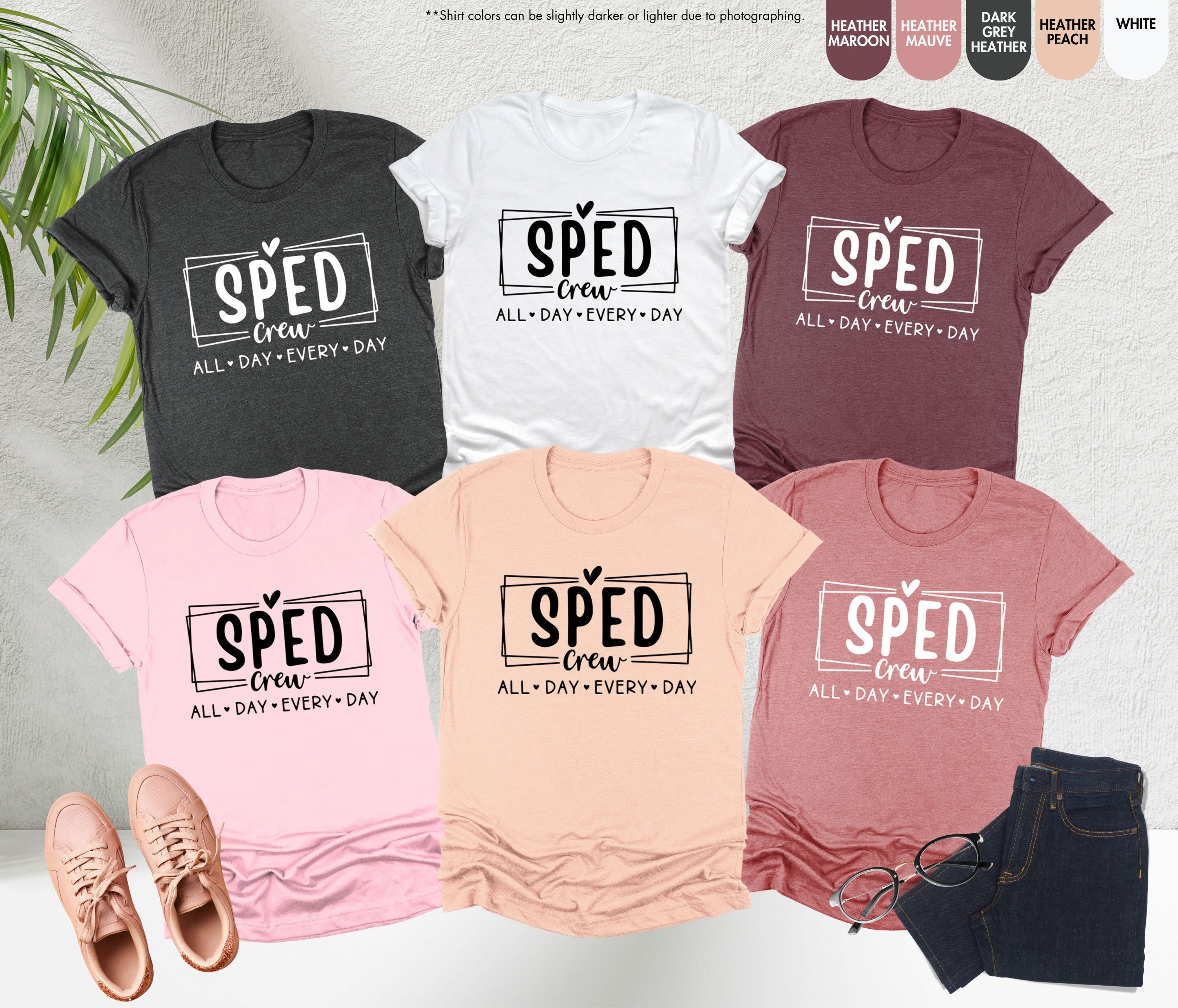 Sped Crew Shirt, Sped Teacher Shirt, Cute Teacher Gift, Back to School ...