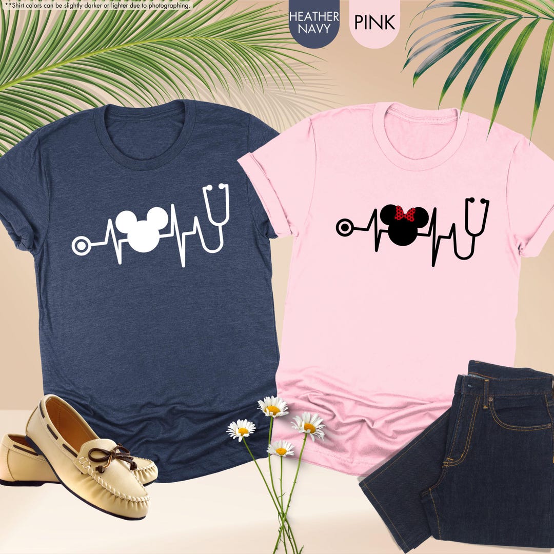 Disney Nurse Stethoscope Shirt, Disney Nurse Shirt, Healthcare Worker ...