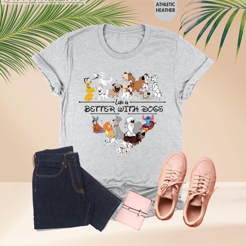 Disney Dogs T-shirt, Life is Better With Dogs Shirt, Disney Dogs Shirt ...