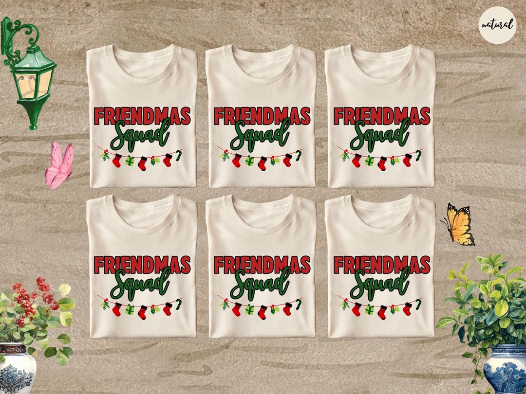 Friendsmas Christmas Squad Shirt, Merry Friendsmas Shirt, Friends ...