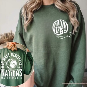 Christian Hoodie, Go Make Disciples of All Nations Sweatshirt ...