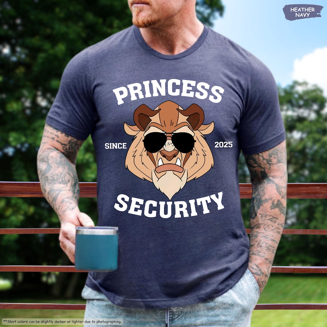 Custom Disney Princess Security Shirt, Beauty and the Beast Shirt ...