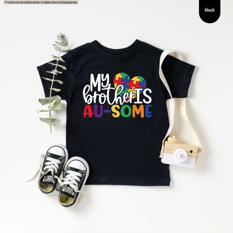 Autism Awareness Month Shirt, My Brother is Au-some Autism Shirt ...