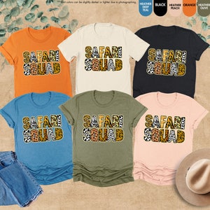 Safari Squad Shirt, Safari Trip Shirt, Wild Animal Lover Shirt, African ...