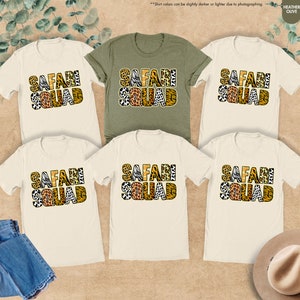 Safari Squad Shirt, Safari Trip Shirt, Wild Animal Lover Shirt, African ...