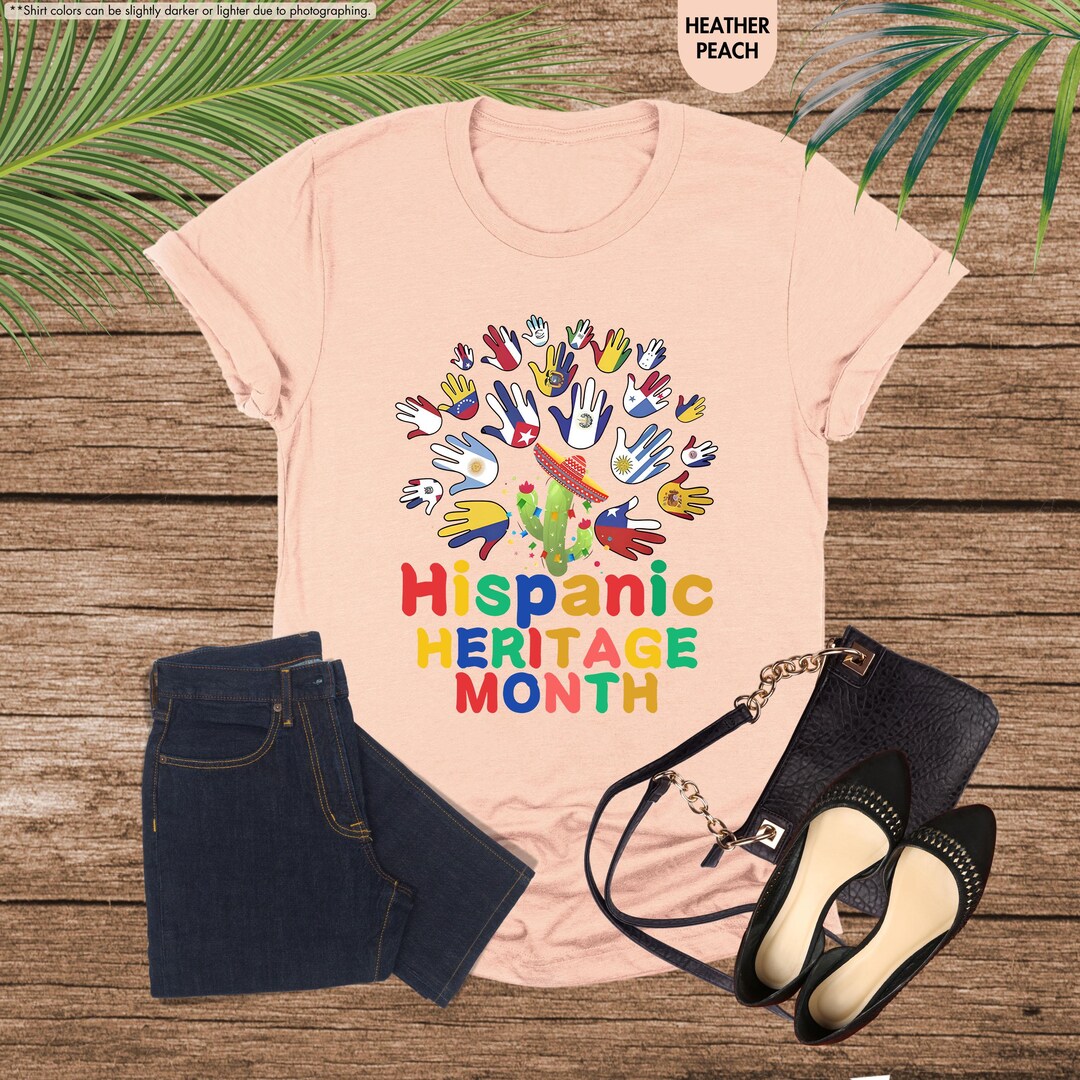 Hispanic Heritage Month Celebration Shirt, Hispanic Heritage Tree Shirt ...