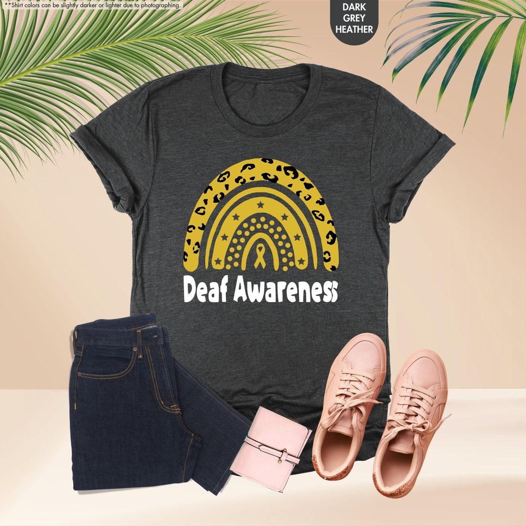 Deaf Awareness Shirt, Deaf Teacher Shirt, Deaf Shirt, Deaf Education ...