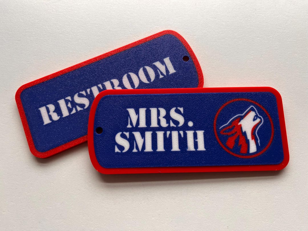 Teacher Restroom Passes Custom - Etsy