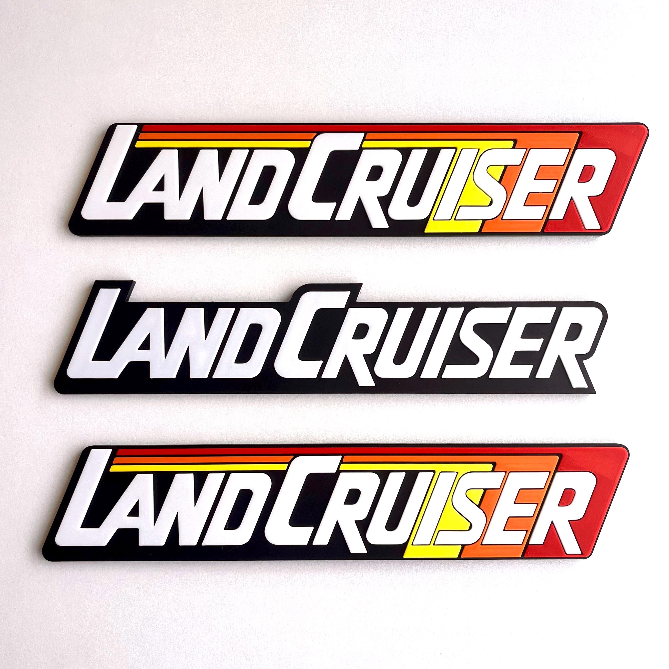 Retro Toyota Landcruiser Emblem - Etsy