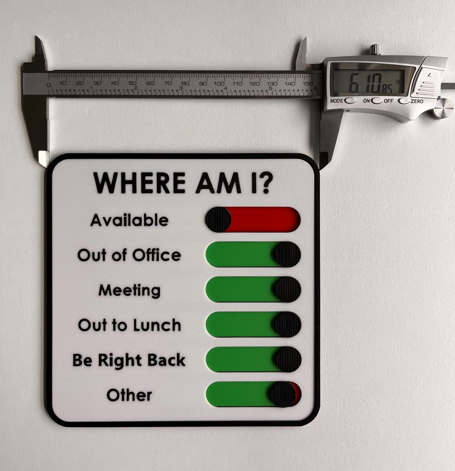 Where Am I? Office Door Sign - Etsy