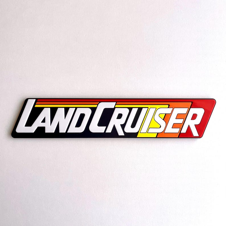 Retro Toyota Landcruiser Emblem - Etsy