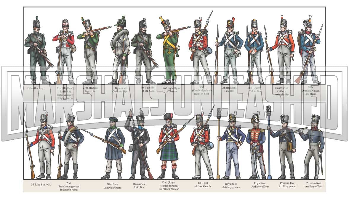 The Battle of Waterloo Board Game, Napoleonic Wargaming, Complete Map ...