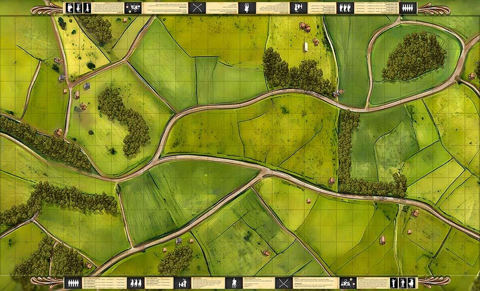 Napoleonic Random Battle Map Flanders 1 Wargaming Terrain and Miniature ...