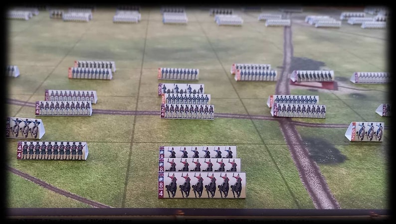The Battle of Waterloo Board Game, Napoleonic Wargaming, Complete Map ...