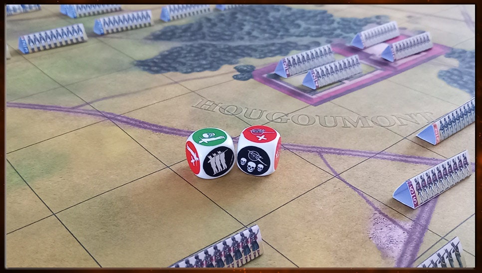 Hougoumont Battle of Waterloo Board Game: Napoleonic Wargaming (digital ...