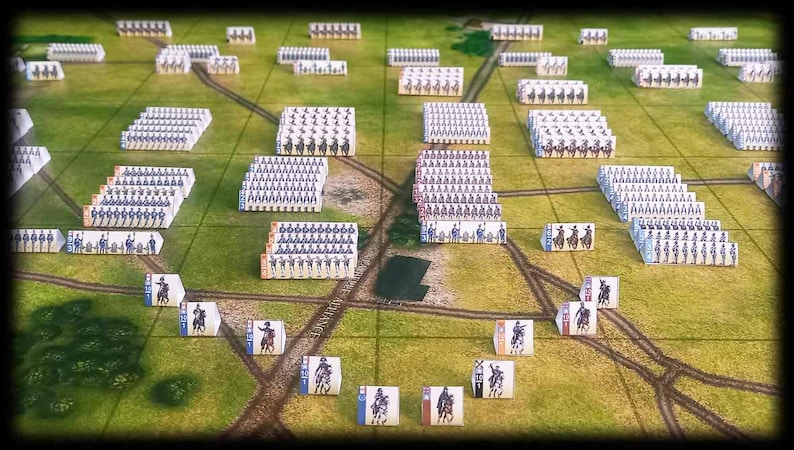 Napoleonic Random Battle Map Flanders 1 Wargaming Terrain and Miniature ...