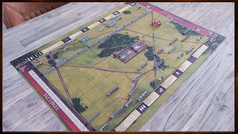 Hougoumont Battle of Waterloo Board Game: Napoleonic Wargaming (digital ...