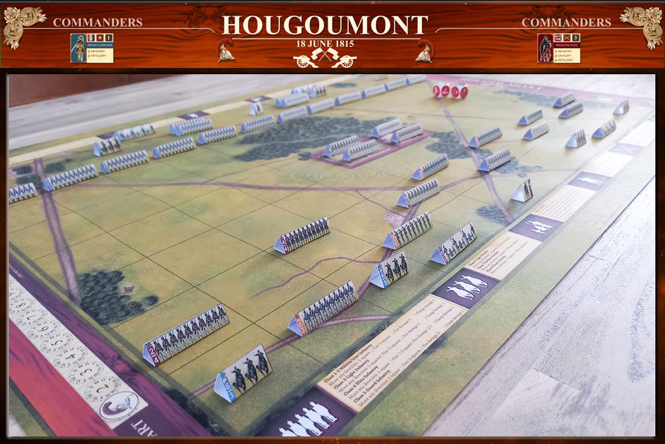 Hougoumont Battle of Waterloo Board Game: Napoleonic Wargaming (digital ...