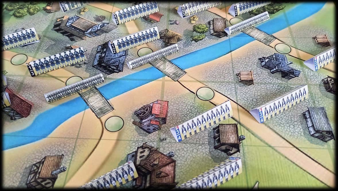 Napoleonic Battle Map of Ligny, Wargaming Terrain and Miniature ...