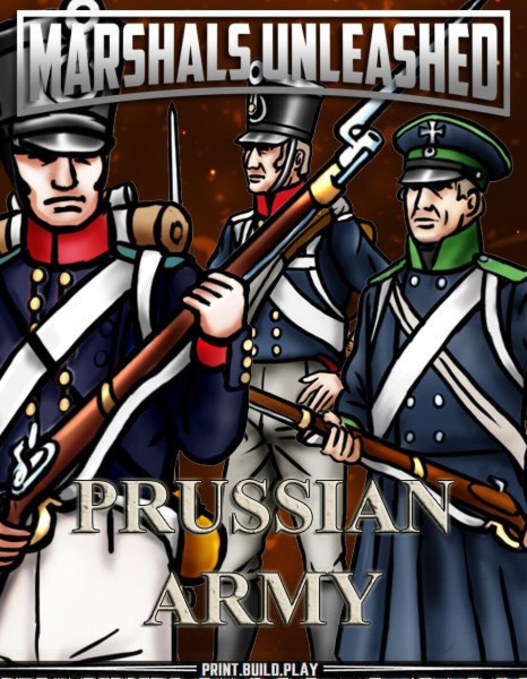 Prussian Army - Paper Miniature - Napoleonic Infantry Artillery Cavalry ...