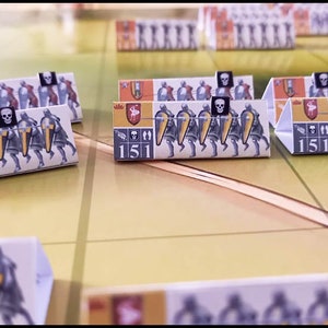 Medieval Battle of Hastings, Wargame Map and Miniatures, Complete Board ...