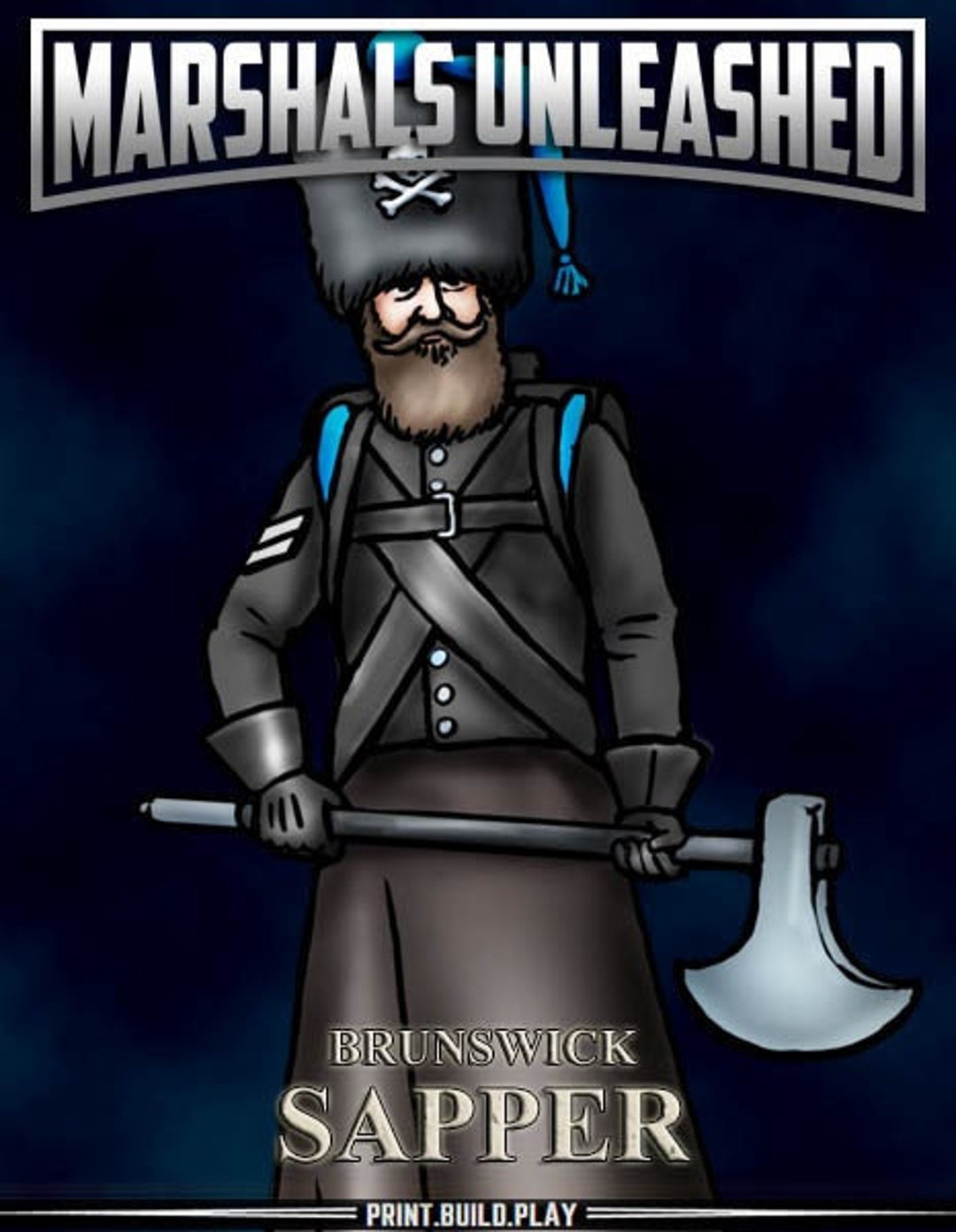 Miniature Wargaming - Brunswick Sappers Engineers - Napoleonic - Etsy