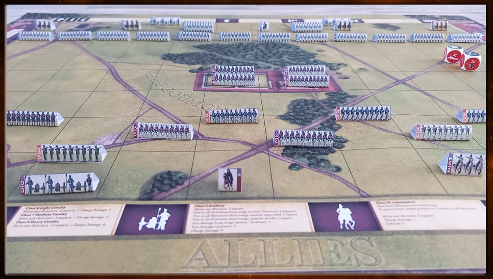 Hougoumont Battle of Waterloo Board Game: Napoleonic Wargaming (digital ...